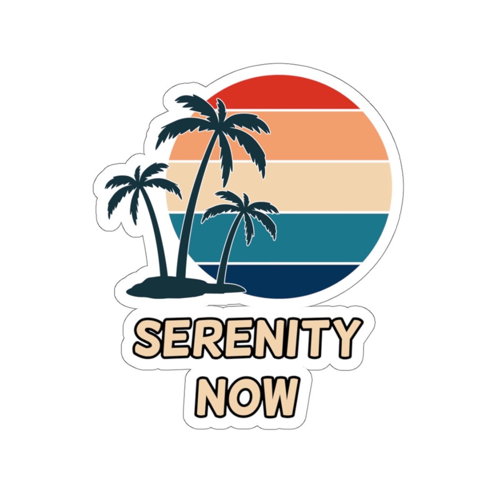 Serenity Now Sticker Funny Seinfeld Sticker Frank Costanza - Etsy