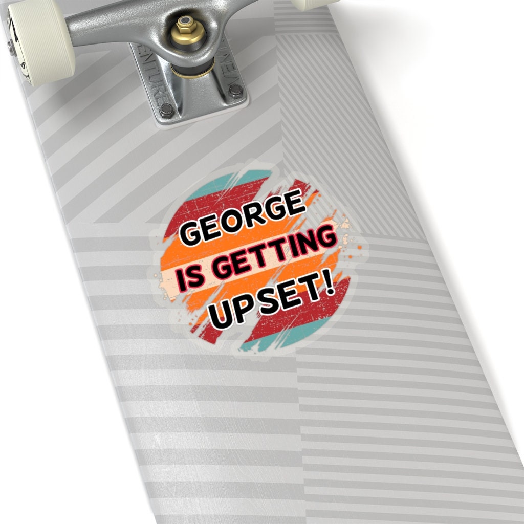 George is Getting Upset Sticker Funny George Costanza - Etsy