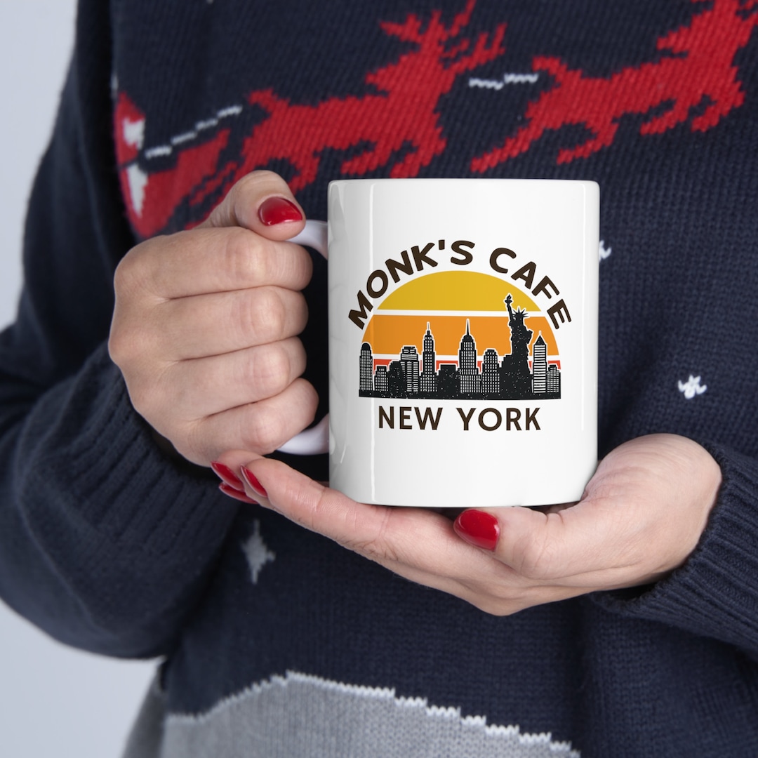 Monk's Cafe Mug, Funny Seinfeld Coffee Mug, Seinfeld Coffee Shop ...