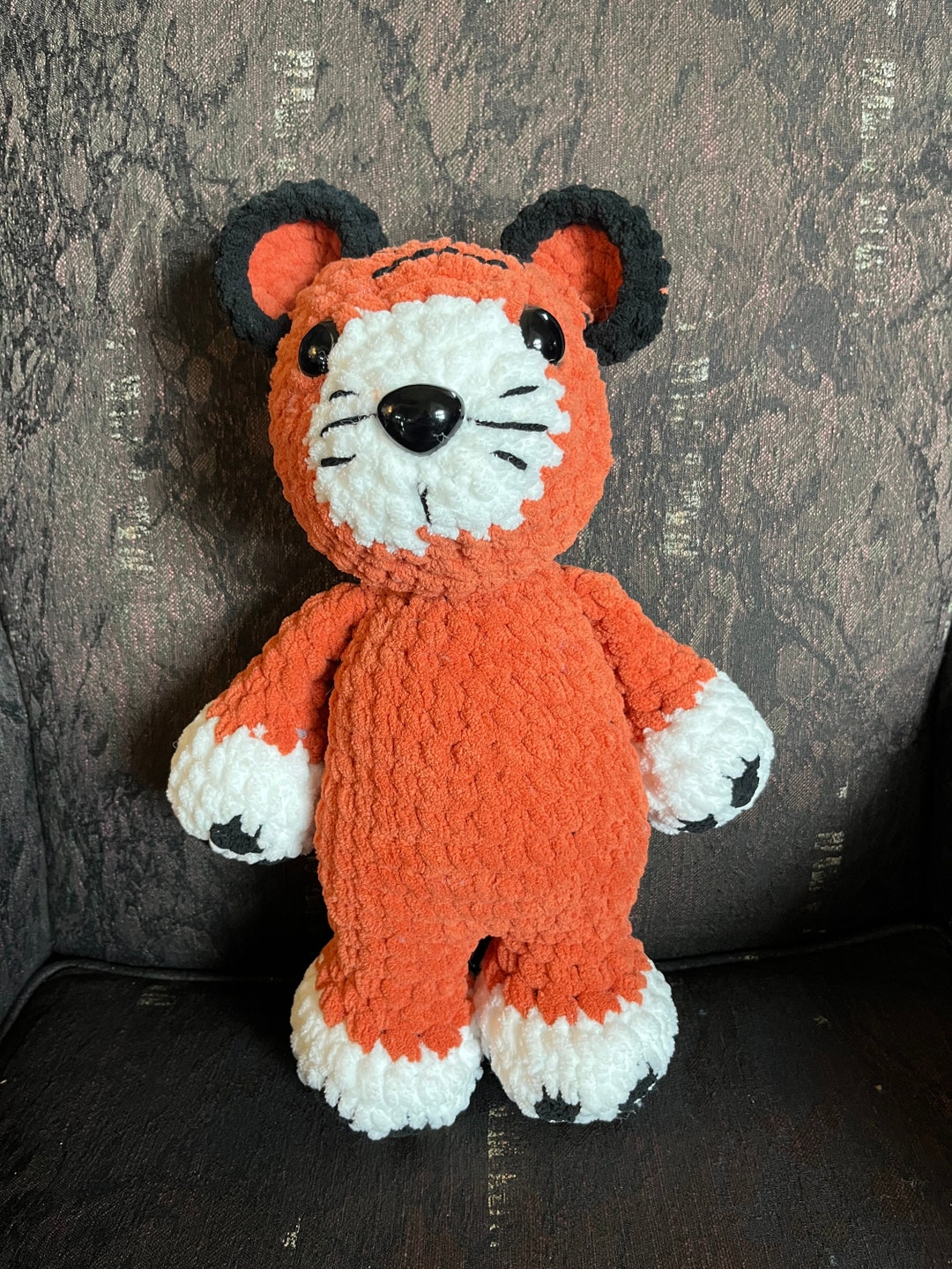 Large Tiger Plushie|handmade Tiger Stuffie|tiger Stuffed Animal ...