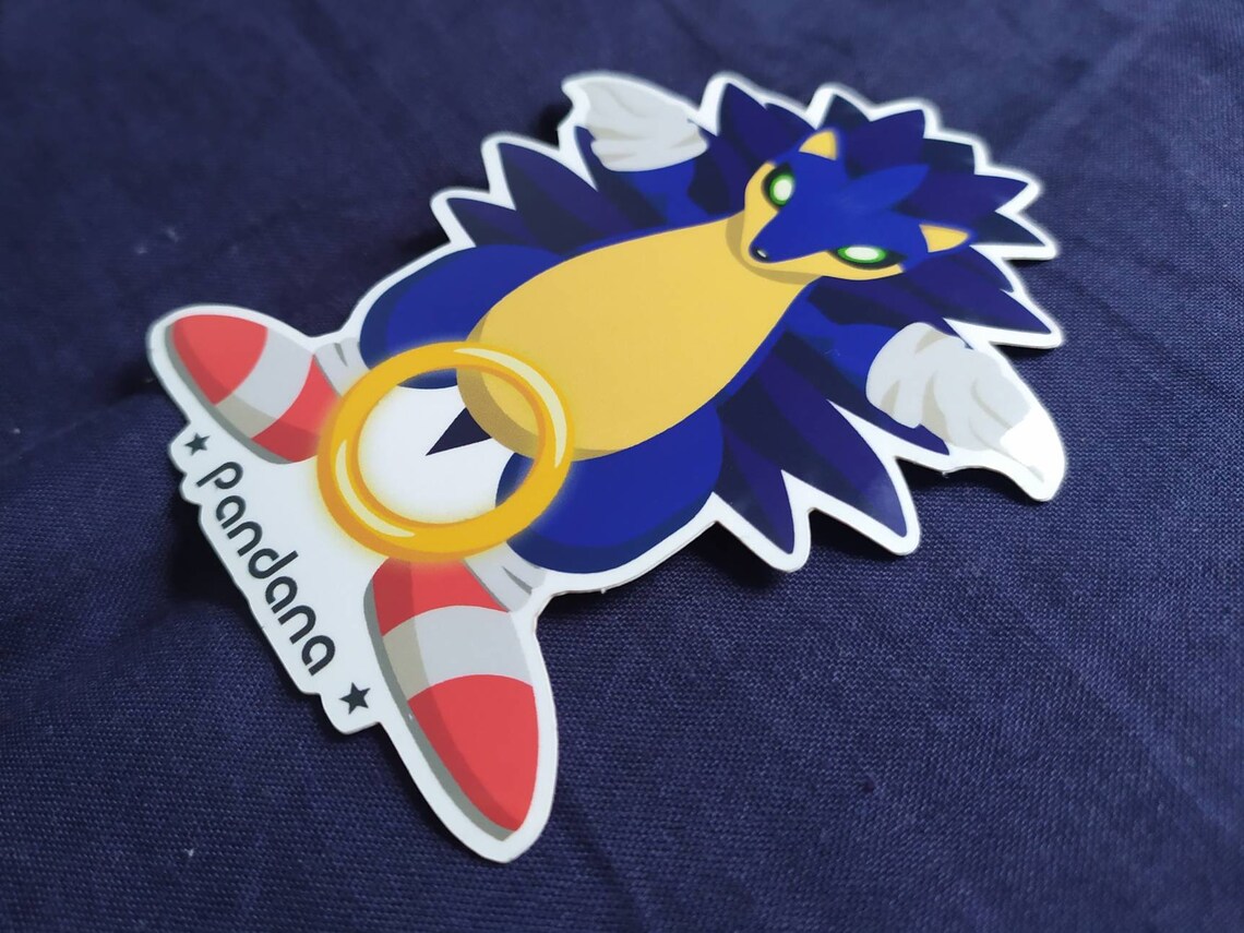 Sonic the Hedgehog Sandslash Mash up Vinyl Sticker - Etsy
