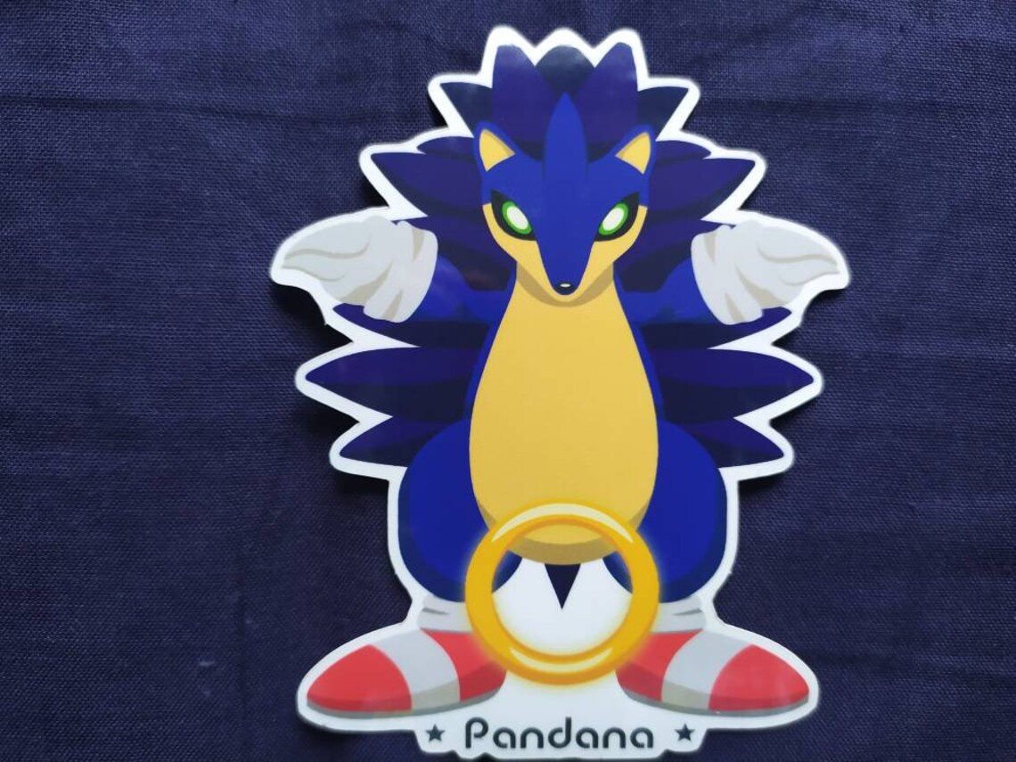 Sonic the Hedgehog Sandslash Mash up Vinyl Sticker - Etsy