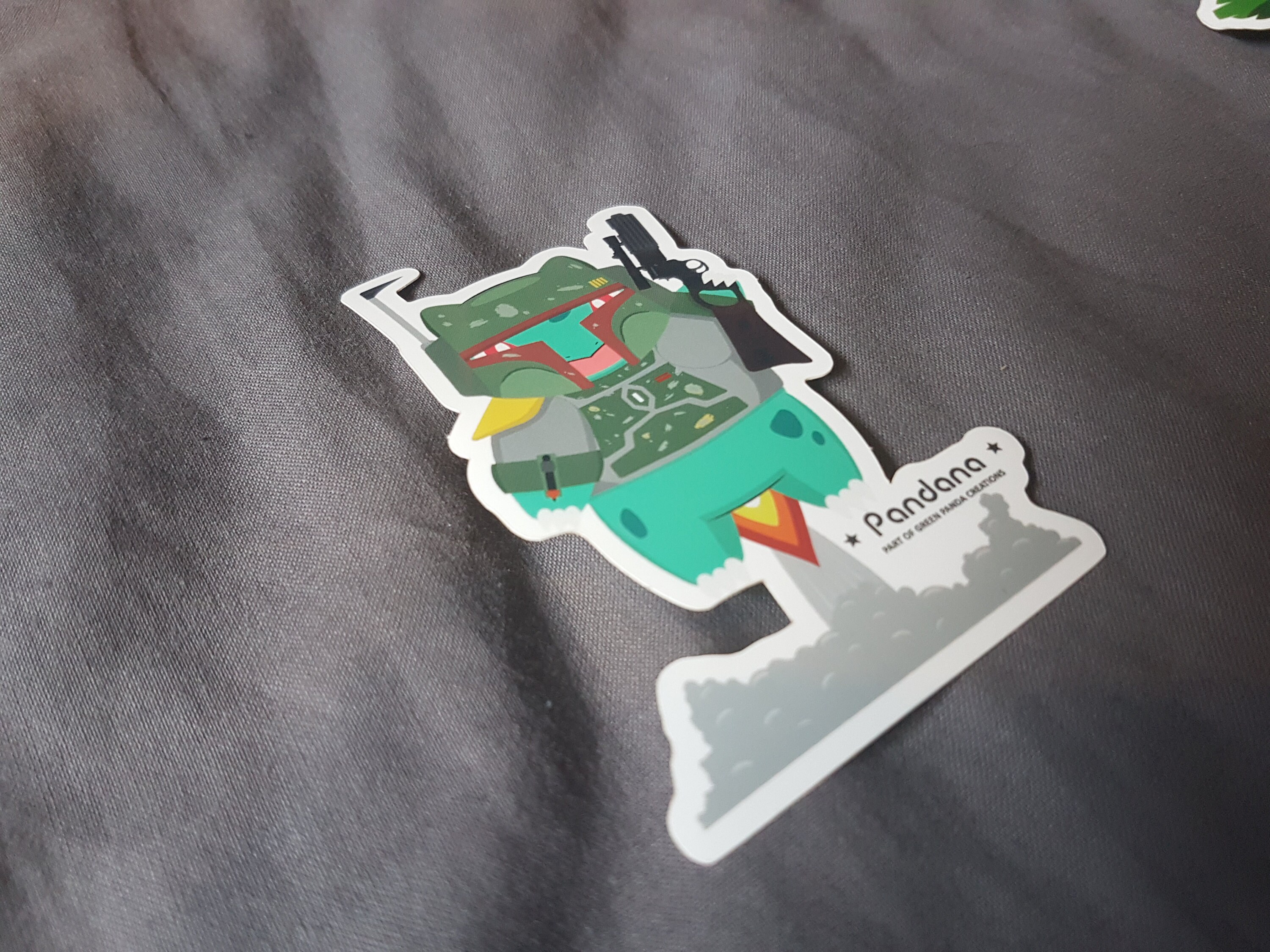 Bulba Fett Star Wars Bulbasaur and Boba Fett Mash up Vinyl Sticker ...