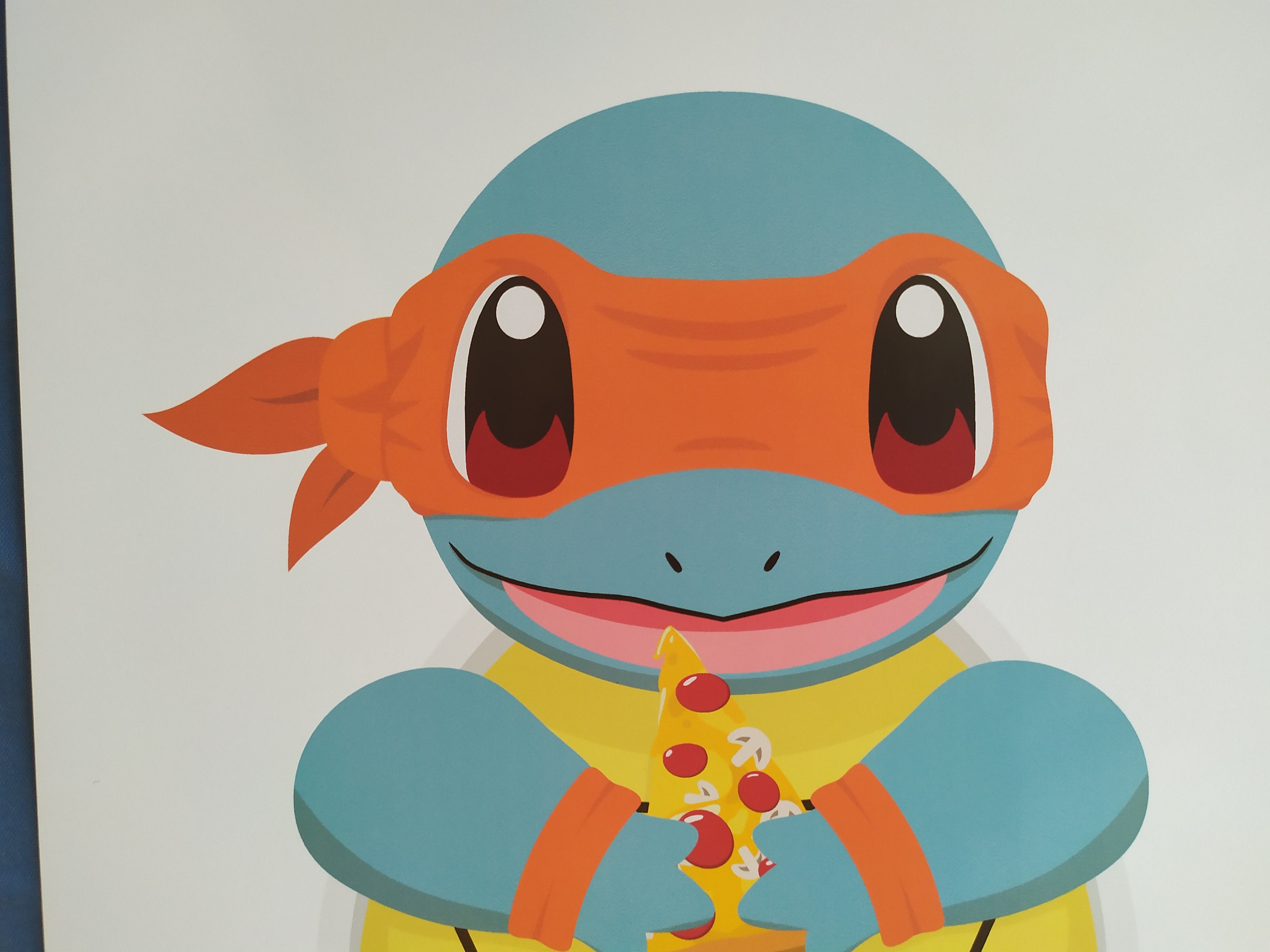 Pokemon Squirtle TMNT Michelago Z Mash up A4 Print - Etsy