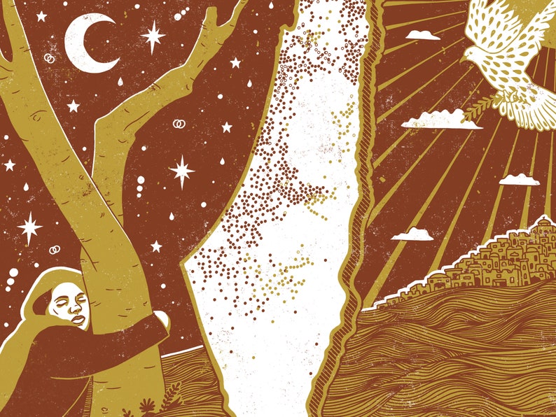 We Will Return Arabic Calligraphy Palestine Poster - Etsy