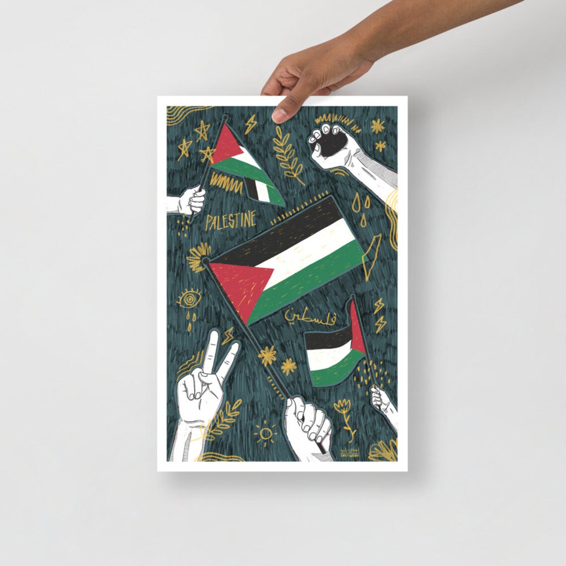 Palestine Poster Palestinian Flag Free Palestine Palestine - Etsy