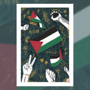 Palestine Poster, Palestinian Flag, Free Palestine, Palestine Art ...