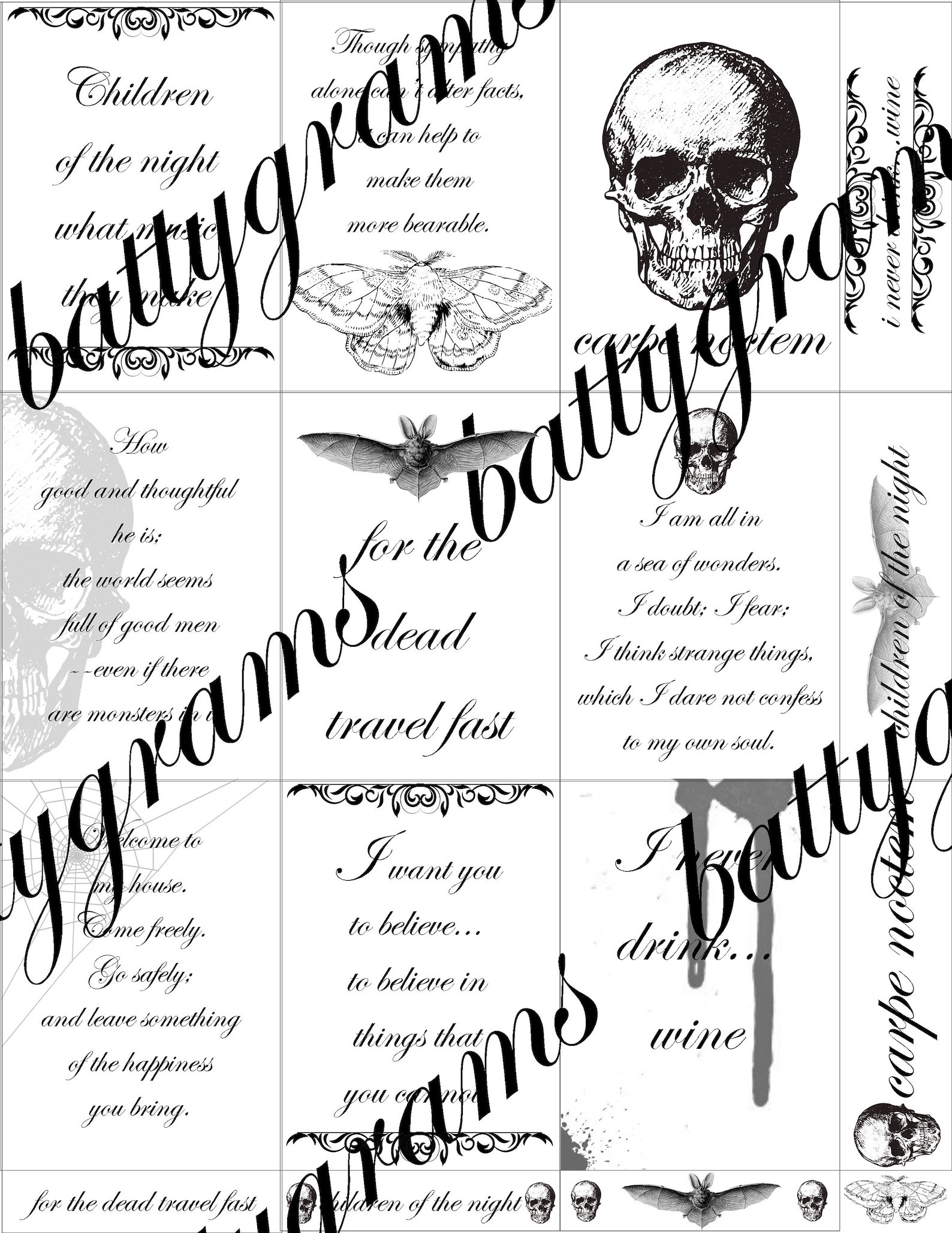 Dracula Pocket Letter Printable - Etsy