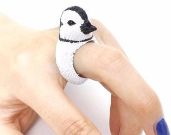 Penguin ring | Etsy