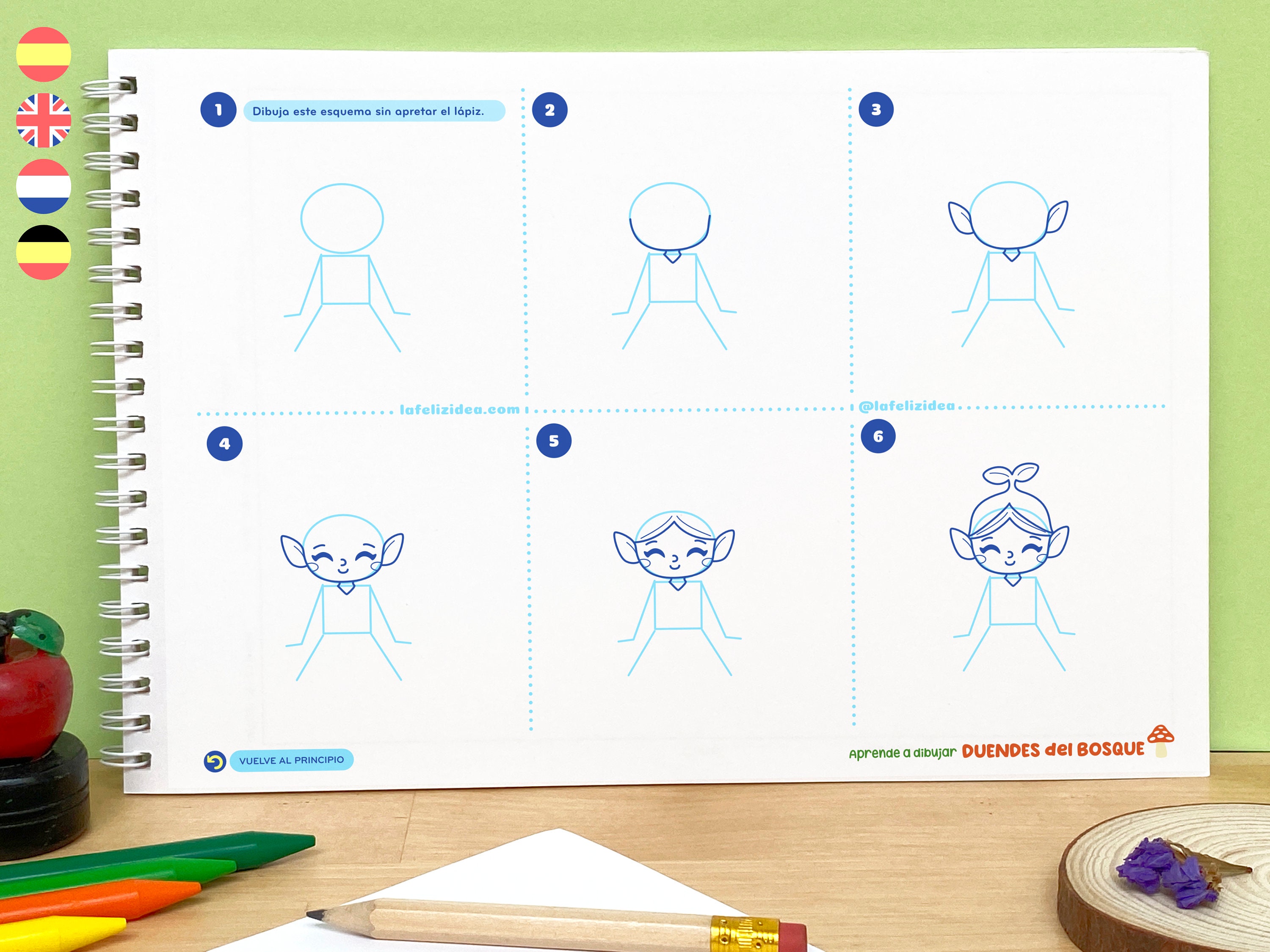 How to Draw FOREST ELVES, Drawing Guide, Learn to Draw, Drawing ...