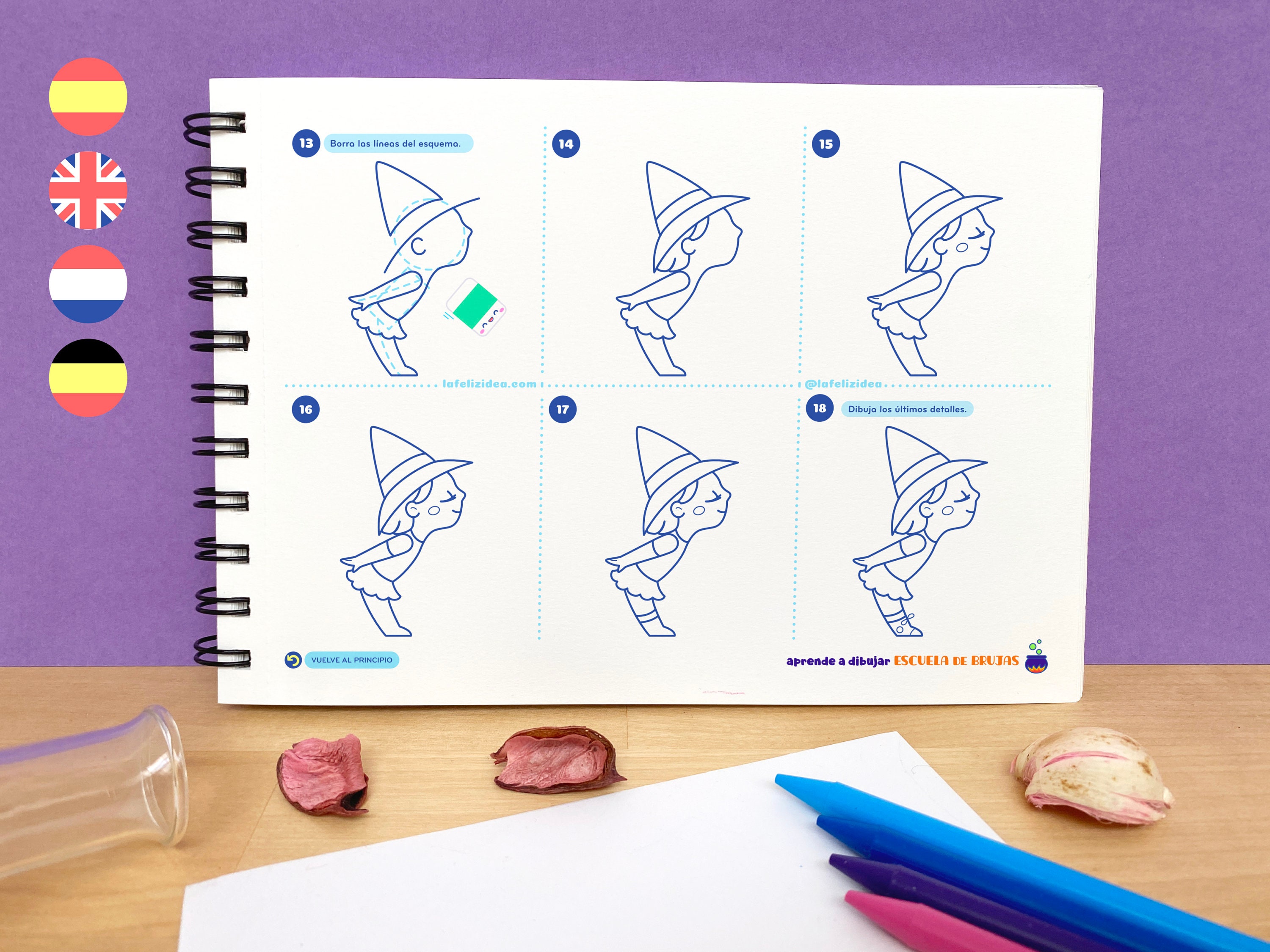 How to Draw WITCHES SCHOOL Drawing Guide Learn to Draw - Etsy