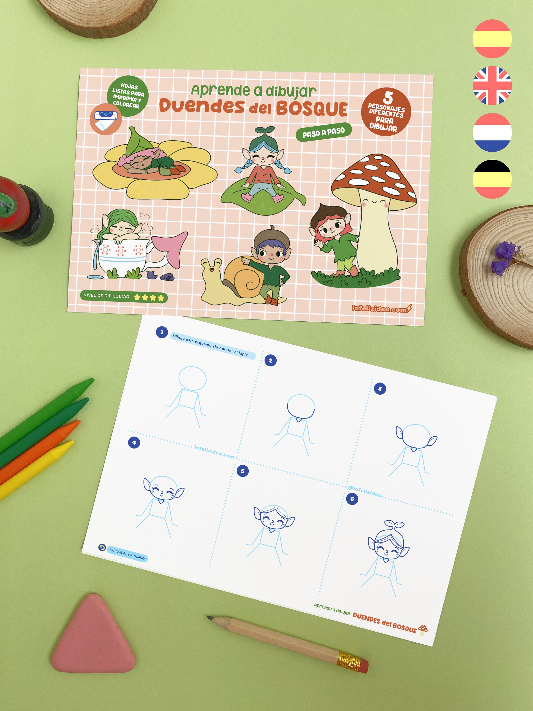 How to Draw FOREST ELVES, Drawing Guide, Learn to Draw, Drawing ...