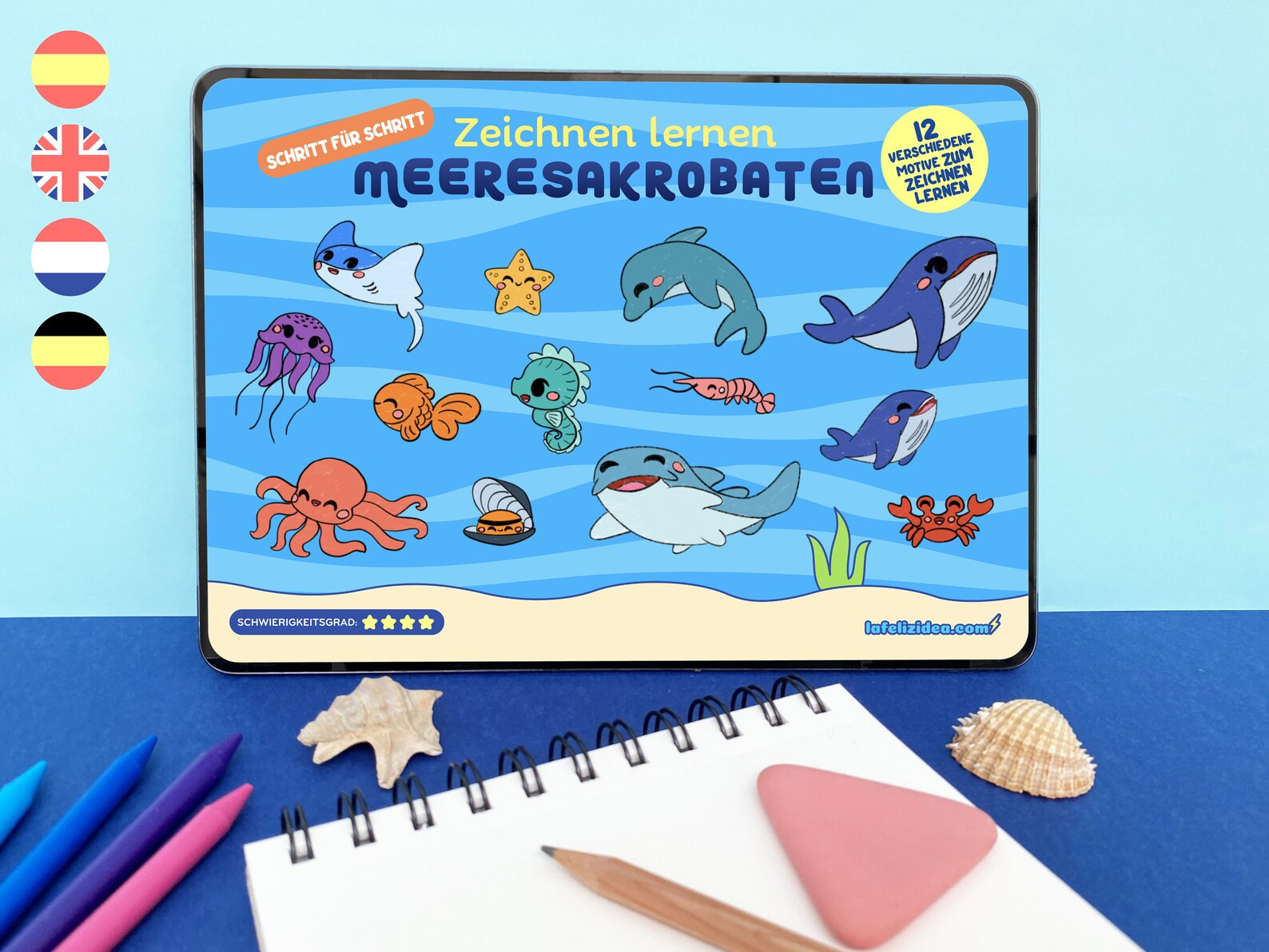 How to Draw SEA ANIMALS Drawing Guide Learn How to Draw - Etsy