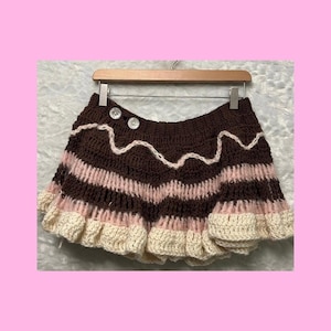 Wrap-around Ruffle Skirt Crochet PATTERN - Etsy