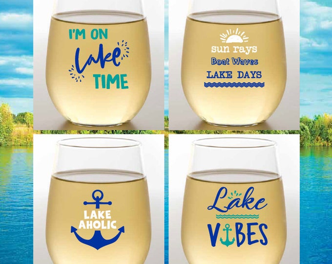 Lake Life Coaster Set - Etsy