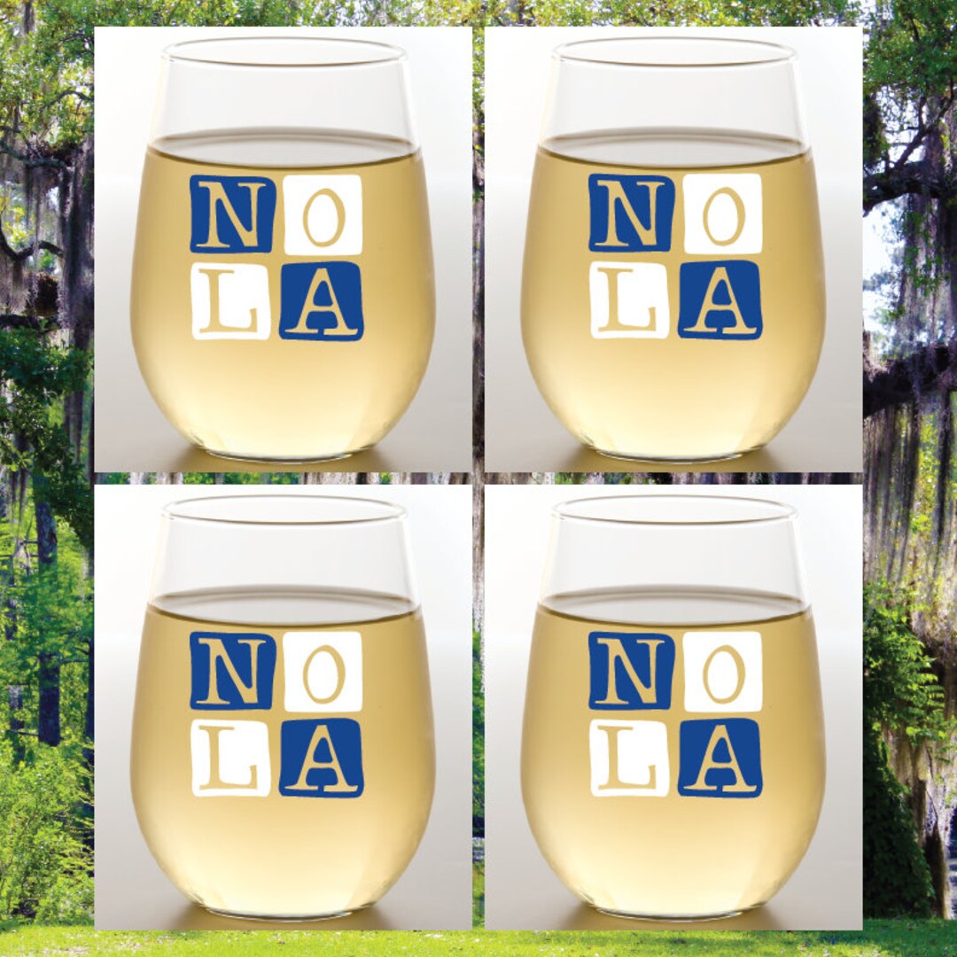 NOLA TILES 4-pack Wine-oh Designer Shatterproof Plastic 16 - Etsy