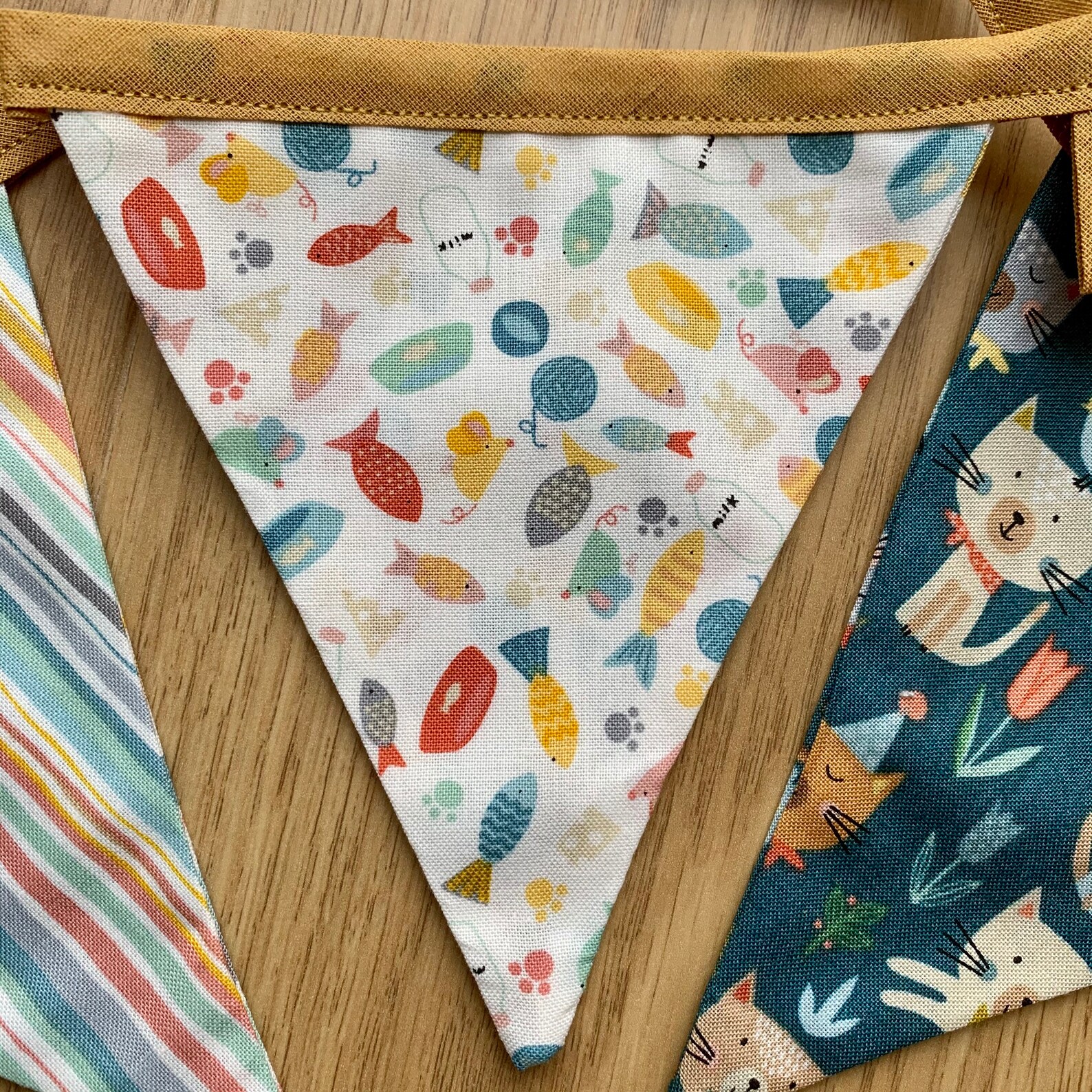 Cool Cats Bunting 2 Metres/6 Ft in Length Contrasting - Etsy