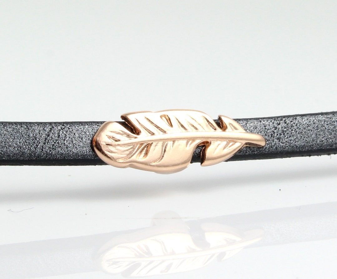 2 Zamak Sliders Spring Rose Gold 5 X 2 Mm - Etsy