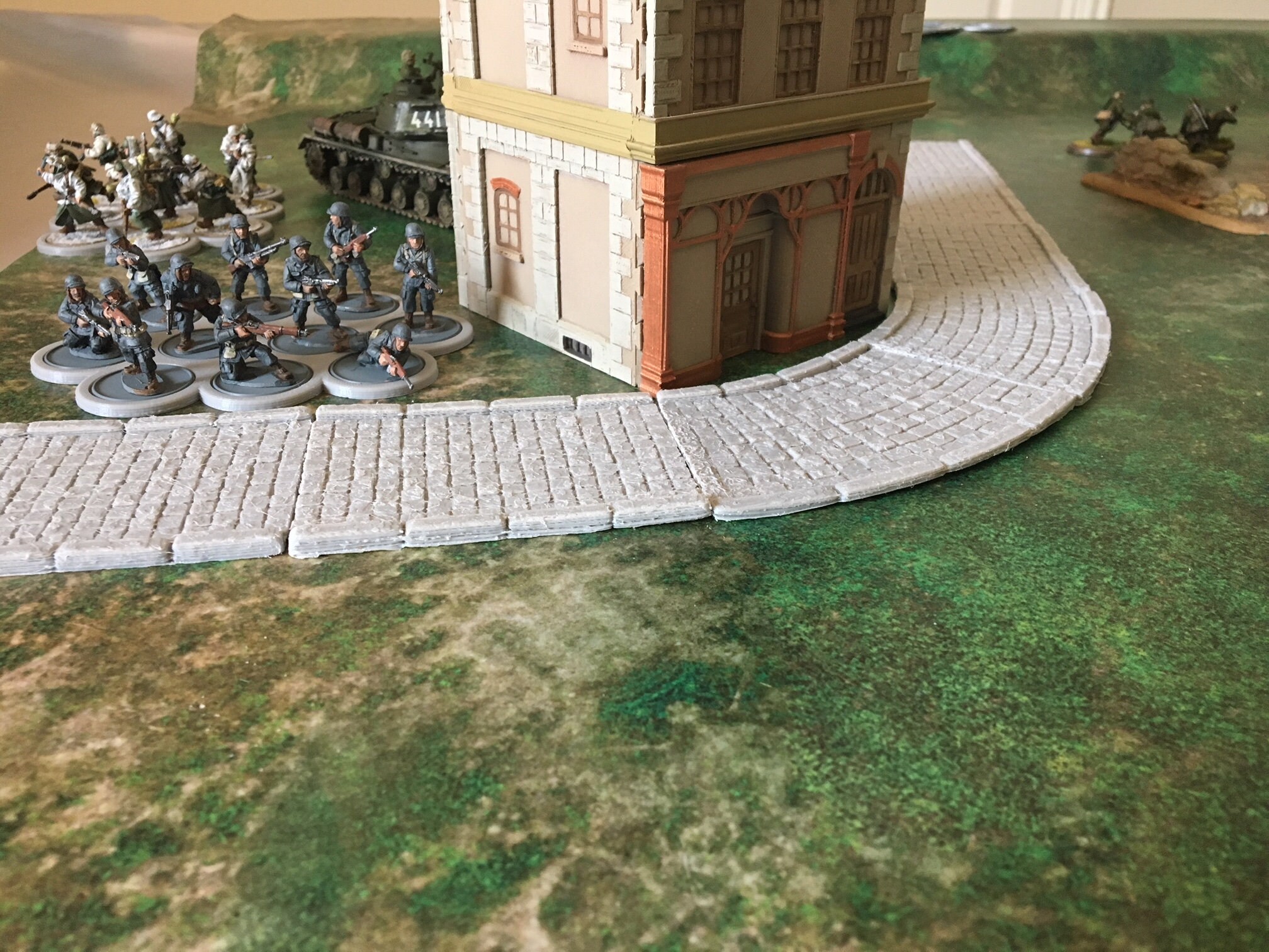 Miniature Wargame Tabletop Terrain Road Tiles 25mm 28mm 32mm | Etsy