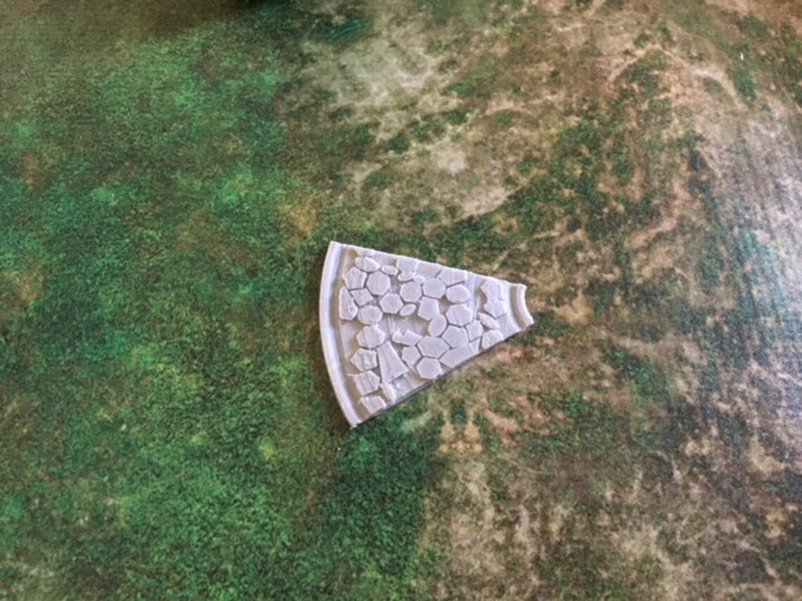 Miniature Wargame Tabletop Terrain Road Tiles 25mm 28mm 32mm | Etsy