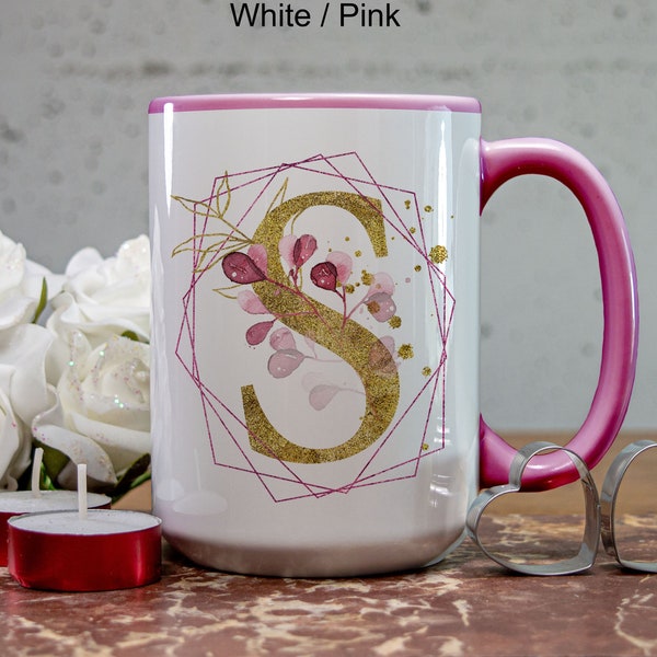 Initial Mugs - Etsy