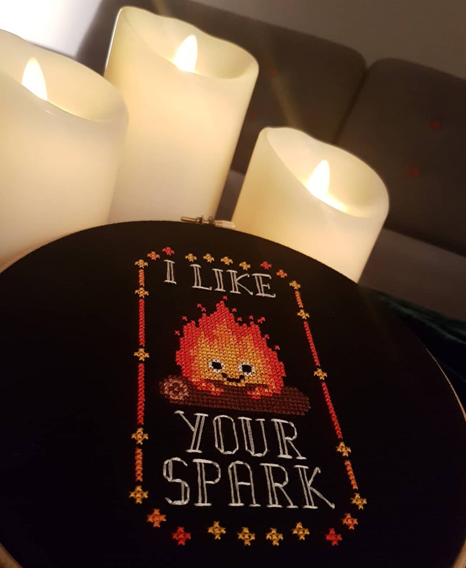 I Like Your Spark Cross Stitch PDF Pattern includes a Free - Etsy