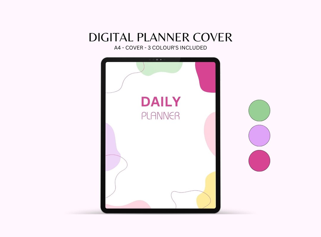 Minimal Digital Planner Covers, Groovy Planner, Digital Notebook ...