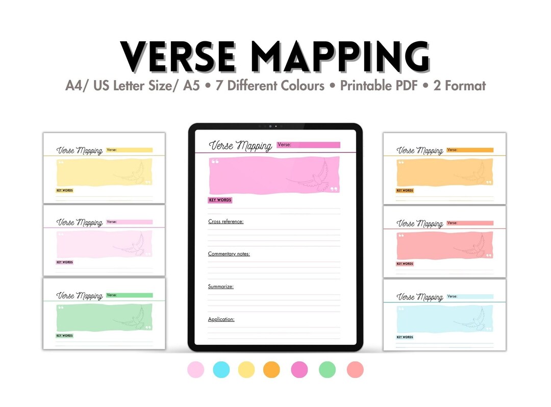 Verse Mapping, Bible Studies, Bible Studies Journaling, Journal Bible ...