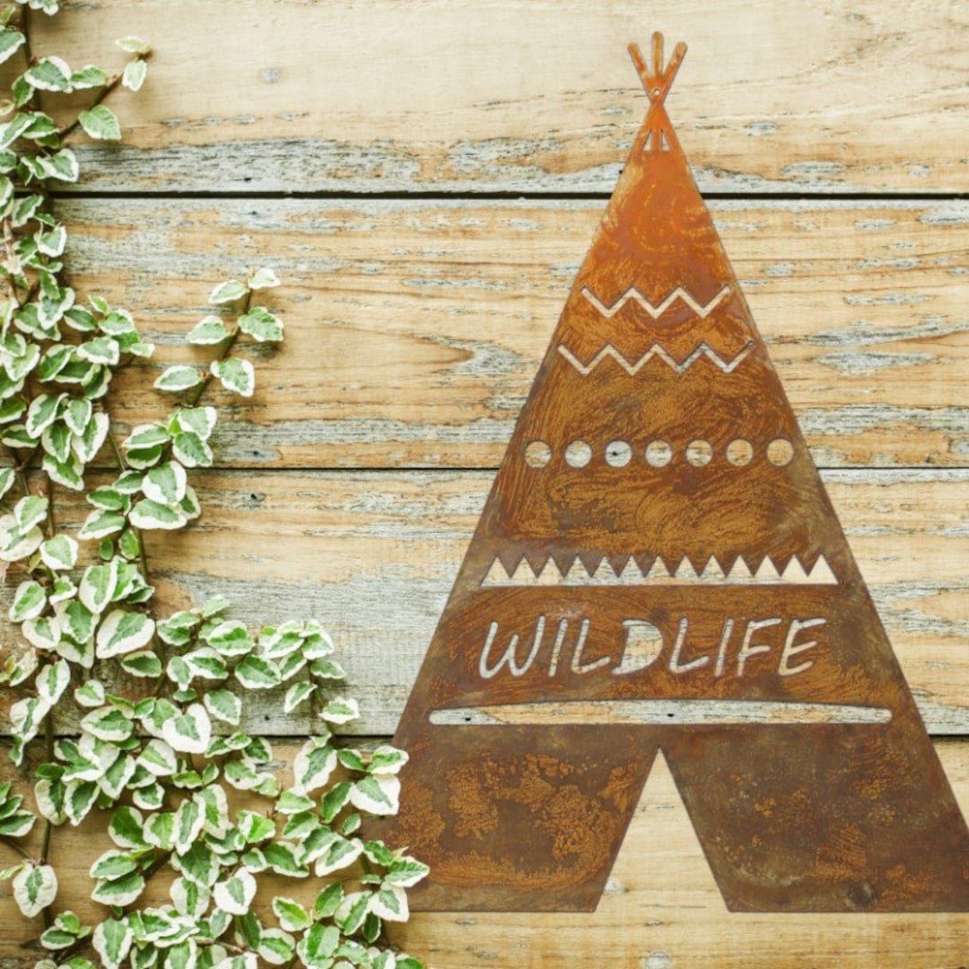 Sign Wildlife in Tent Tippi Shape Ethno-style Children's Room ...