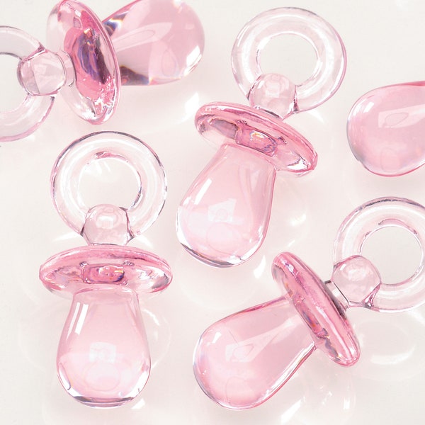 Pink Pacifier - Etsy