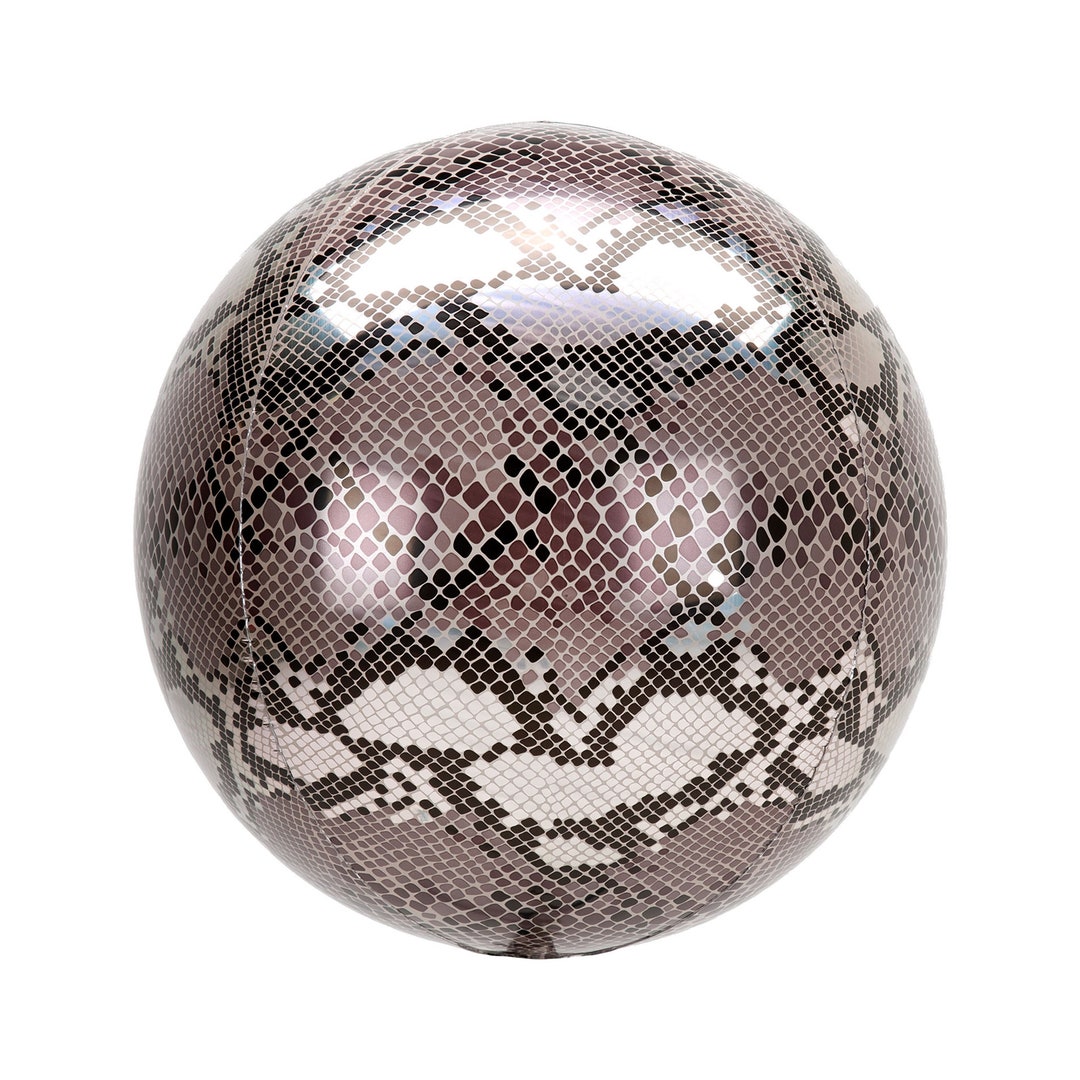 Round Snake Skin Balloon 16", Animal Skin Balloon, Animal Hide Balloon ...