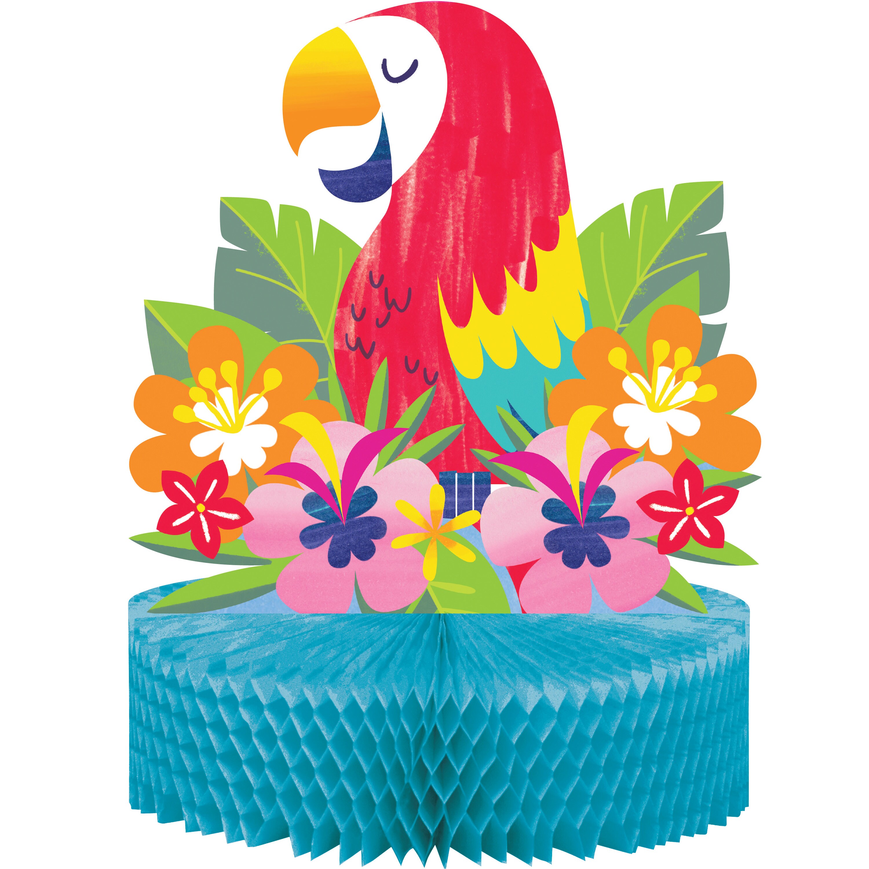 Parrot Centerpiece Luau Party Tropical Party Decoration | Etsy