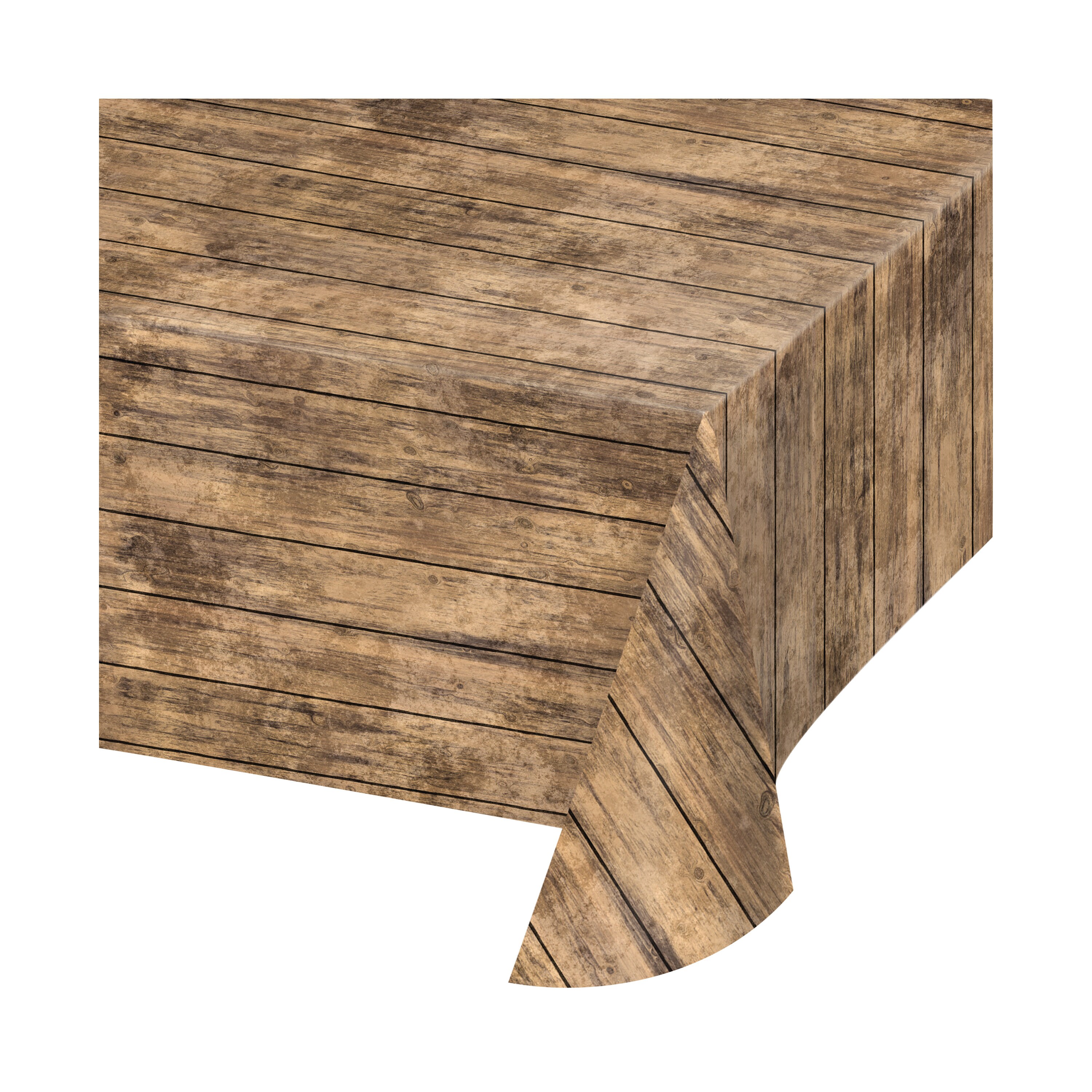 Brown Wood Tablecloth Barn Party Decor Farm Party Decor - Etsy