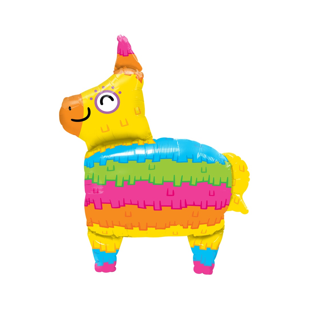 Jumbo Pinata Balloon 34", Fiesta Birthday, Cinco De Mayo, Taco Party ...