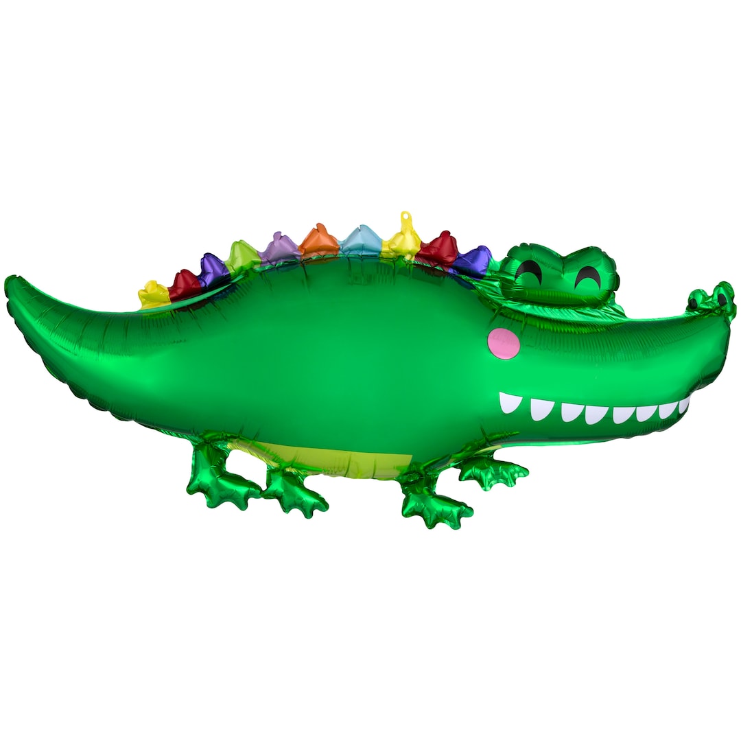 Alligator Balloon 42", Crocodile Balloon, Animal Balloon, Birthday ...