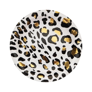 8 Leopard Plates 9", Leopard Pattern, Leopard Party, Leopard ...
