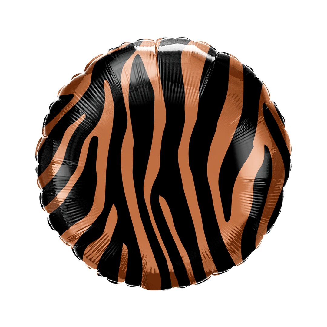 Tiger Print Balloon 18", Animal Skin Balloons, Animal Hide Balloon ...