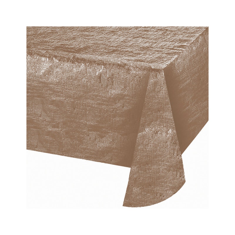 Rose Gold Tablecloth - Etsy
