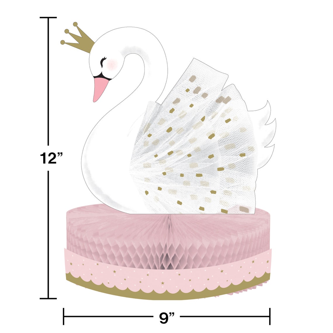 Swan Centerpiece Swan Party Swan Baby Shower Swan Princess - Etsy