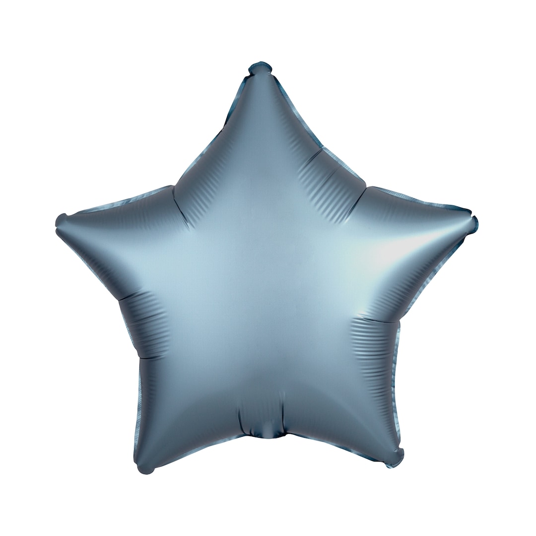 Light Blue Star Balloon 19", Star Birthday Balloon, Baby Shower ...