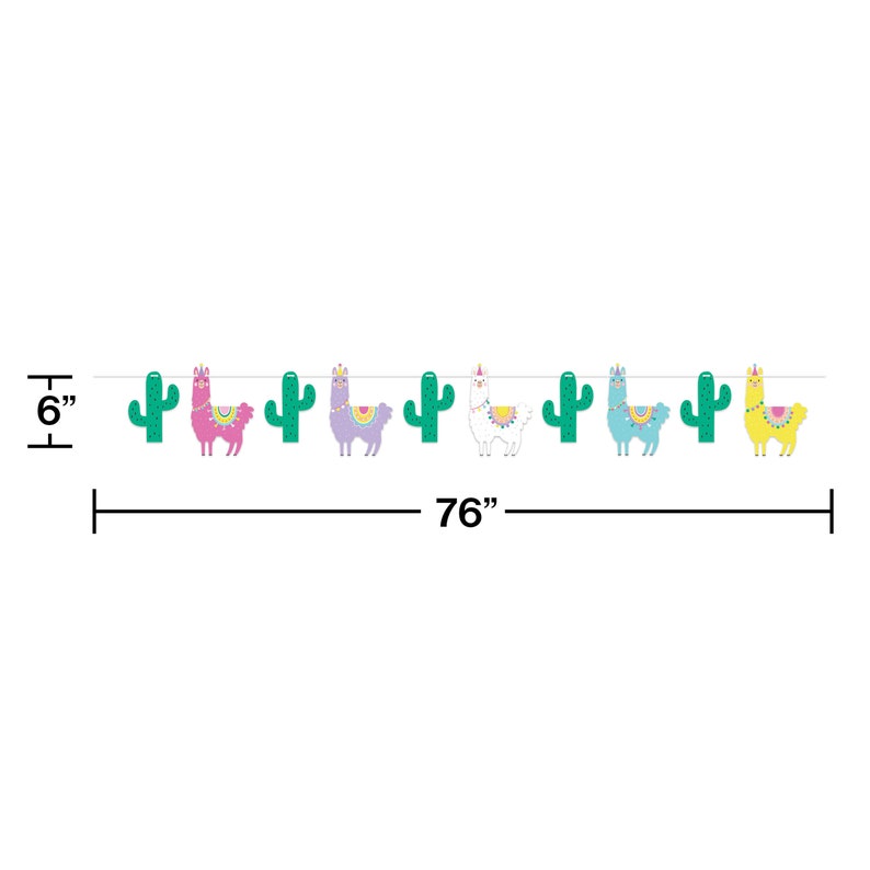 Llama Banner, Llama Party Banner, Llama Decor, Llama Birthday, Llama ...