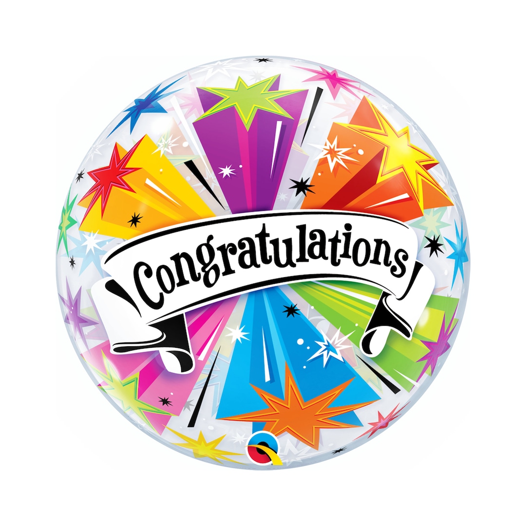 Rainbow Congratulations Balloon 22", Graduation Party, College Graduate ...
