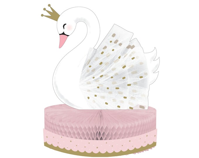 Swan Centerpiece, Swan Party, Swan Baby Shower, Swan Princess Party ...