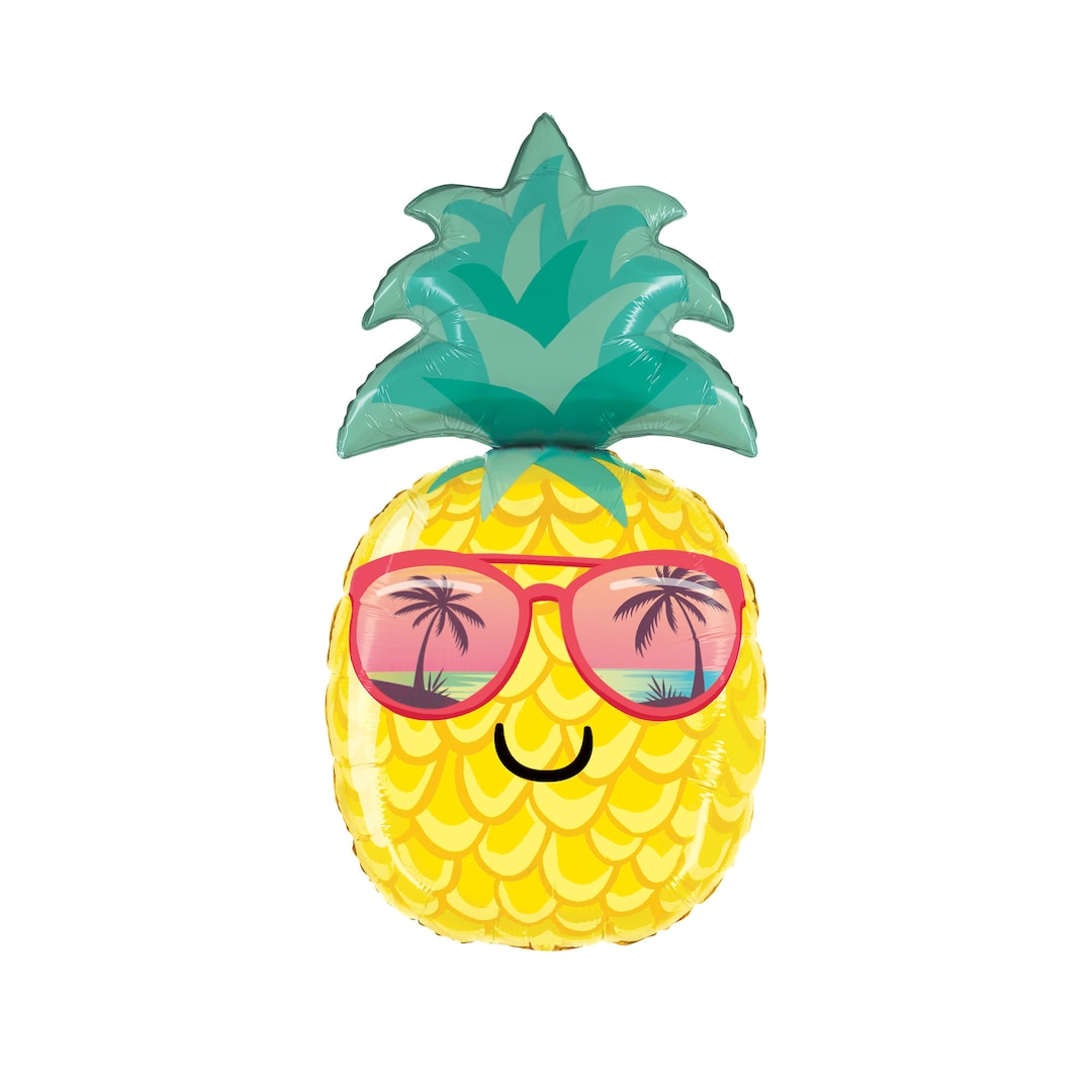 Party Pineapple Balloon 37", Beach Party, Luau Party, Pool Party ...