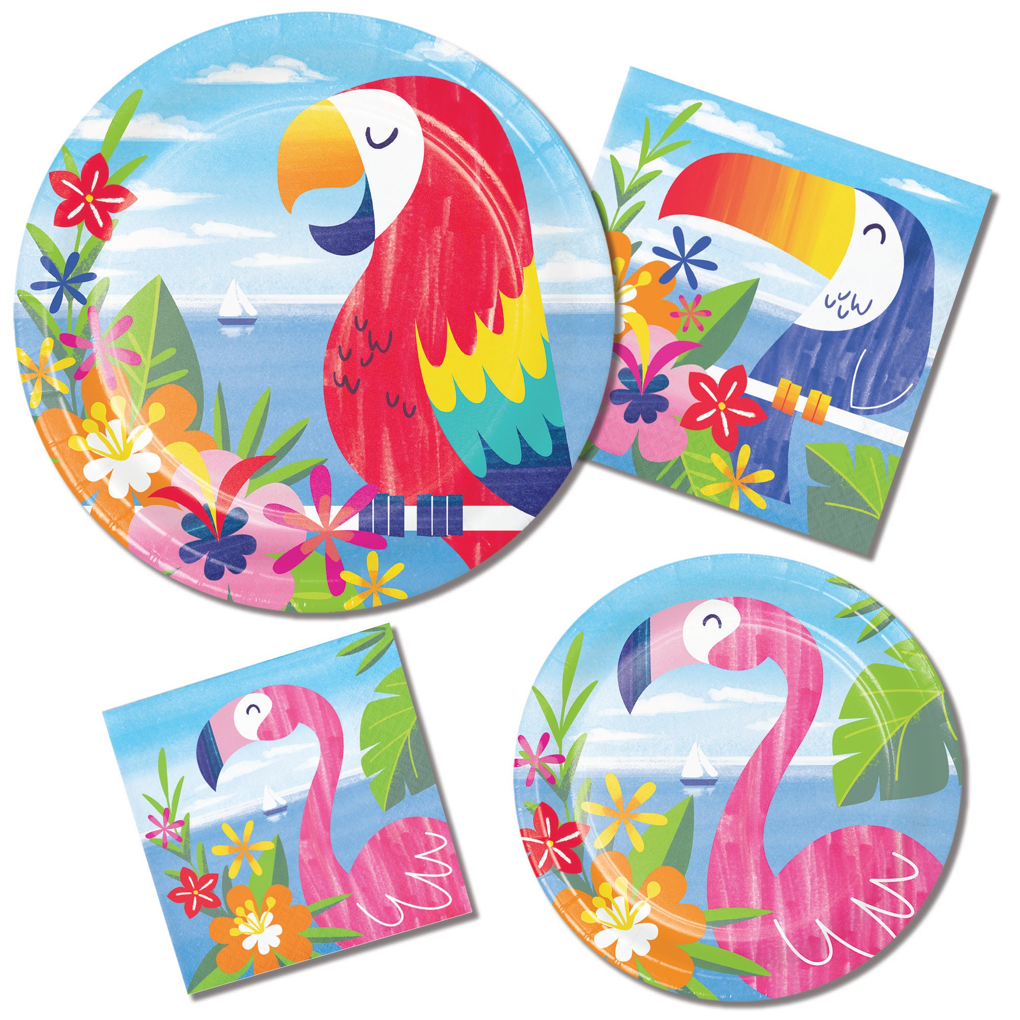 Parrot Centerpiece Luau Party Tropical Party Decoration - Etsy