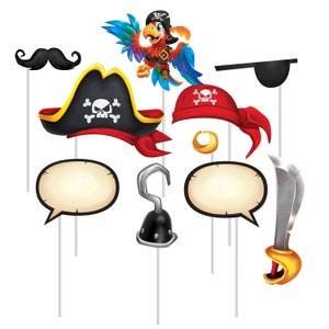 Pirate Photo Props, Pirate Balloon, Pirate Birthday, Pirate Themed ...