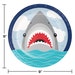 8 Shark Plates 9", Shark Birthday, Shark Party, Shark Decorations, Pool ...