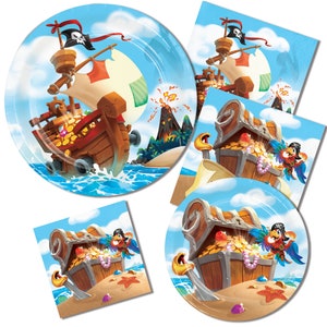 8 Pirate Treasure Chest Favor, Pirate Birthday, Pirate Themed Party ...