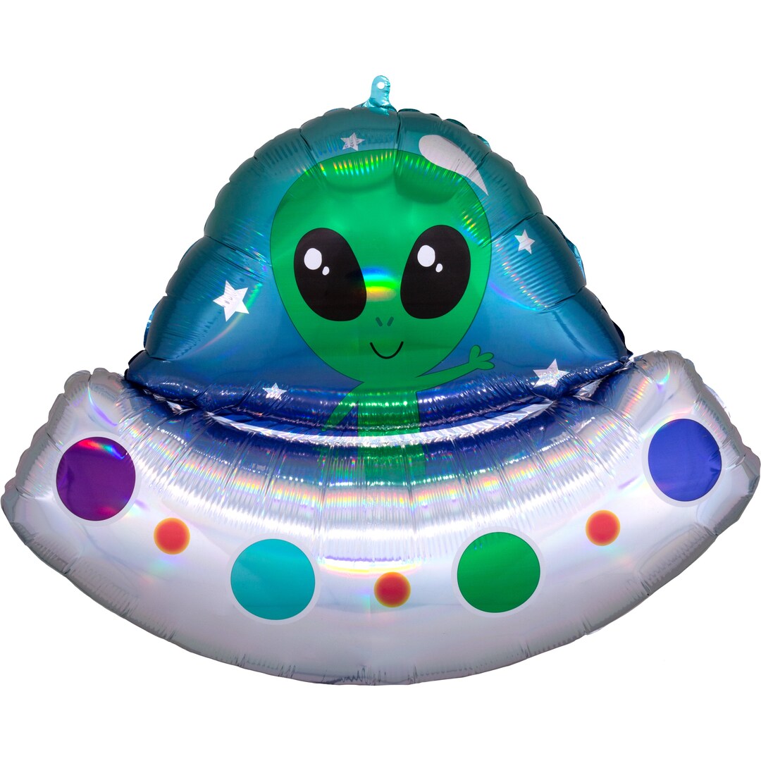 Alien Spaceship Balloon 28", Alien Balloon, Outer Space Balloon, Space ...