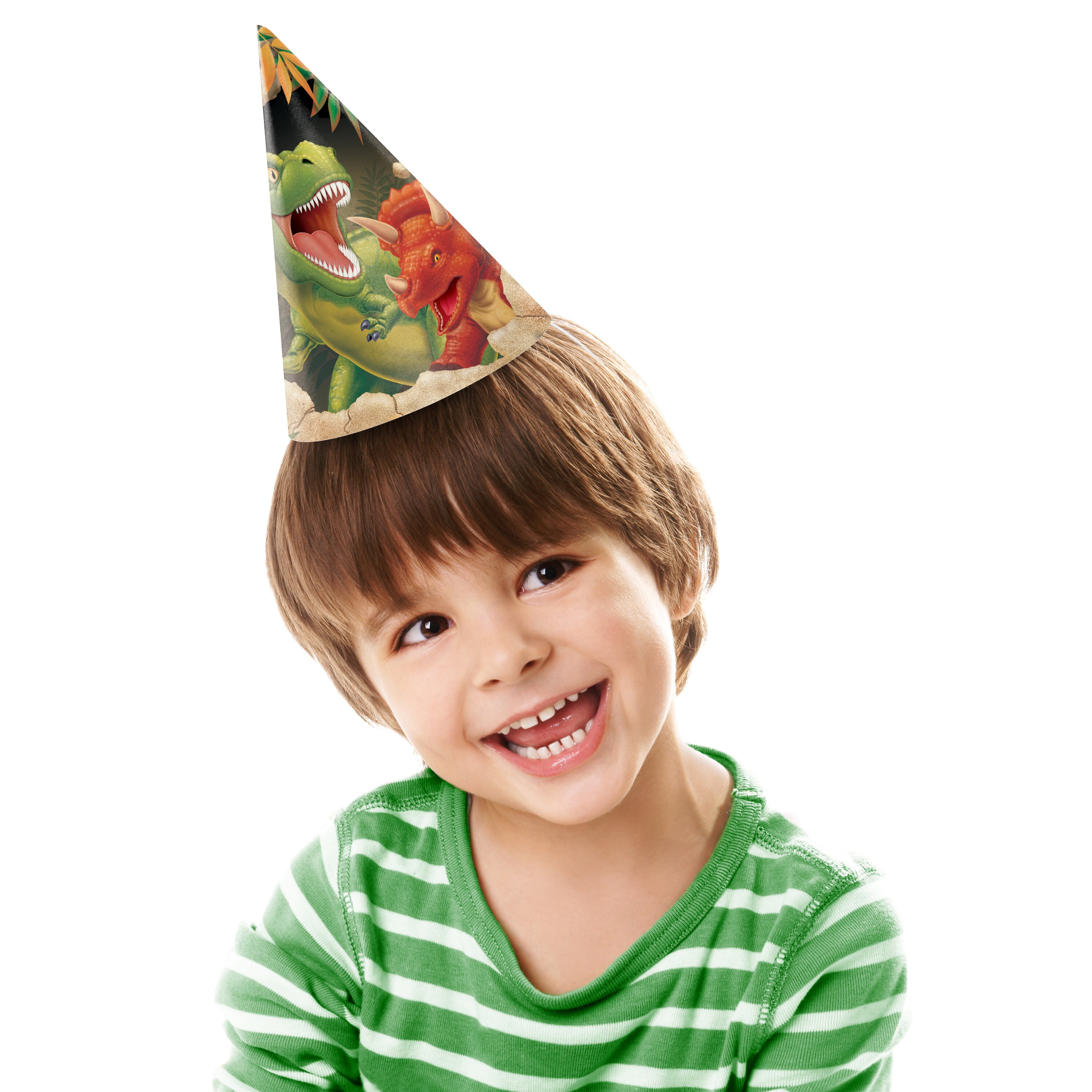 8 Dinosaur Party Hats Dino Party Hats Dino Party Dinosaur | Etsy